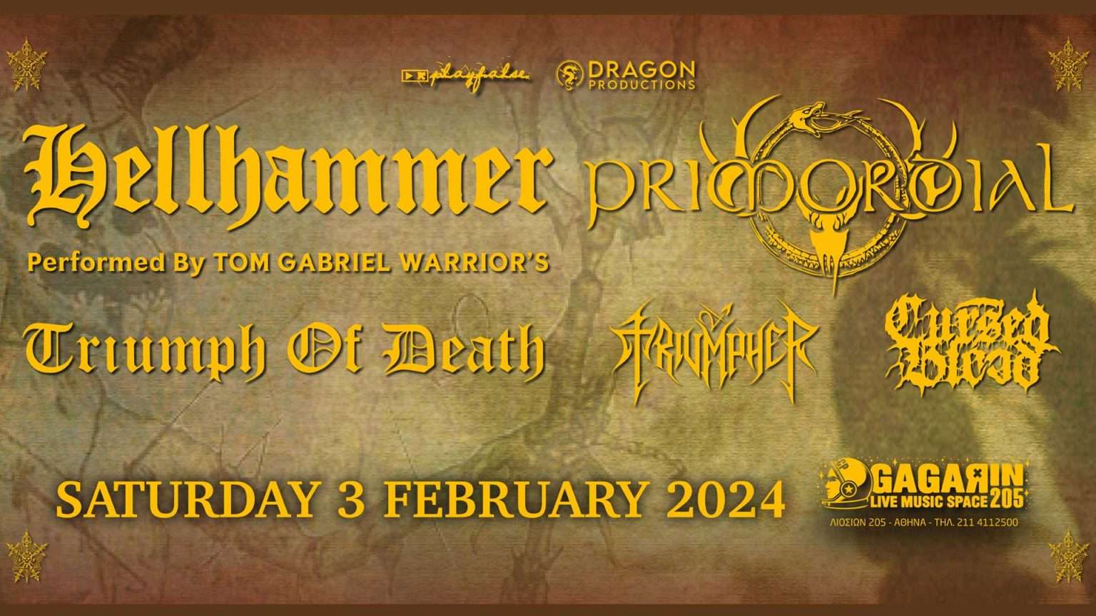 Hellhammer performed by Tom Gabriel Warrior's Triumph Of Death first ...